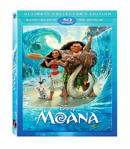 Moana (Blu-ray/DVD, 2017, Includes Digital Copy 3D) for sale online | eBay