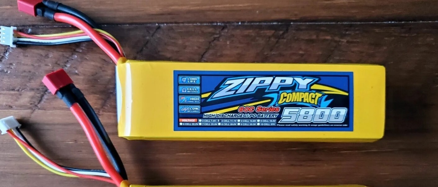 Zippy Compact 5800mAh 6S 22.2V LiPo Battery 25C 50C (XT90 Connector ...