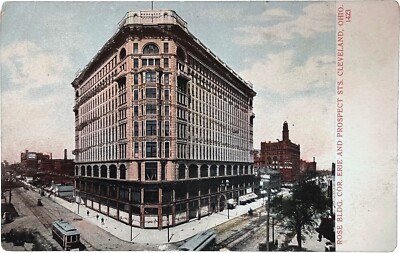 Rose Building, Cleveland, Ohio, vintage postcard | eBay