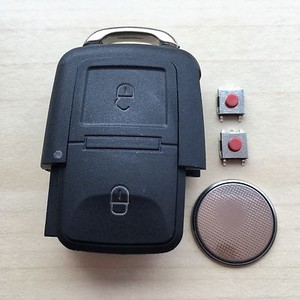 Volkswagen VW 2 Button Remote Key Fob Case Repair Kit Golf Passat Polo ...