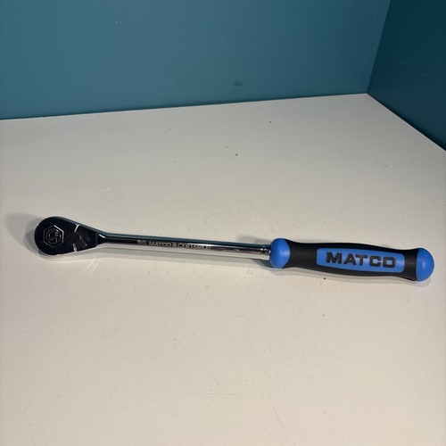 New Matco Tools 1/2" Dr 88 Tooth Blue Long Handle Ratchet- CFR158B EJ ...