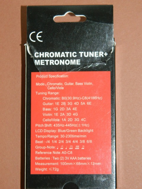 Cecilio 92-D Chromatic/String Tuner with Metronome for sale online | eBay