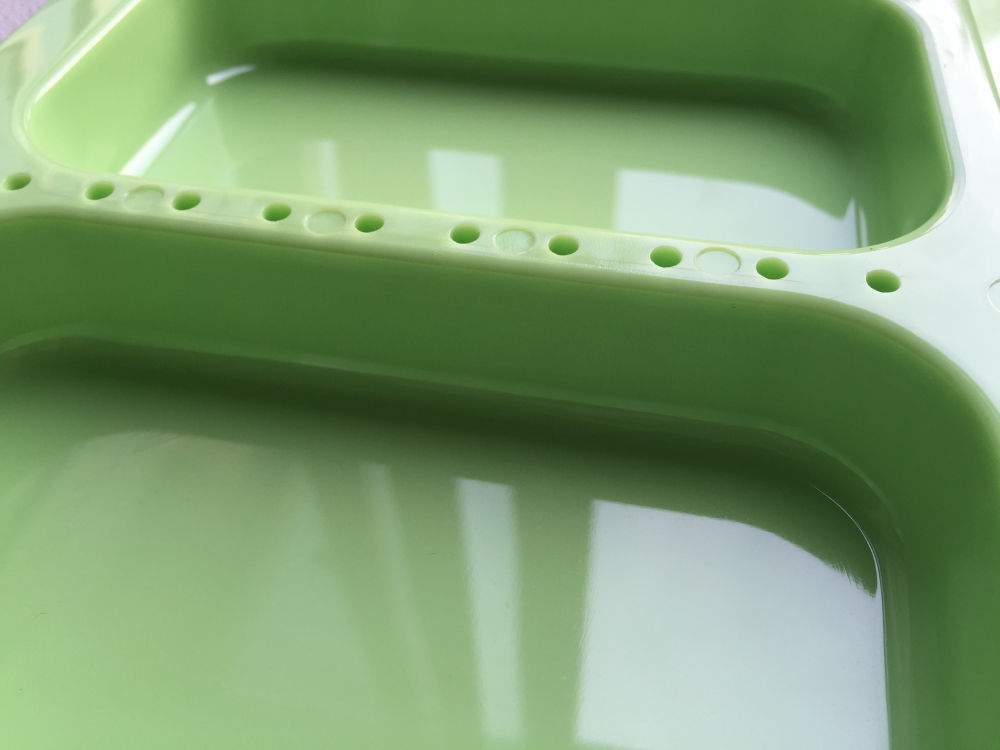 Dental Autoclavable Plastic Trays Flat Divided Separate Type Instrument ...