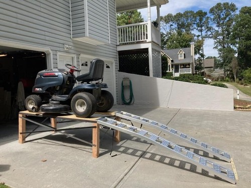 Lawn Mower Work Platform | eBay