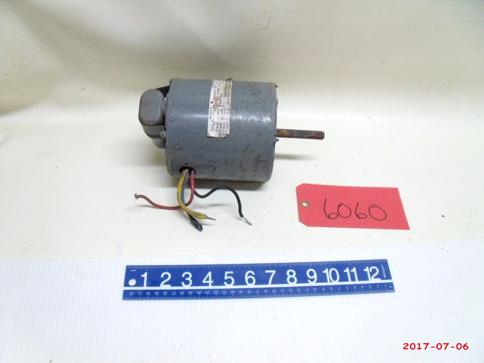 Ge43- GE Motors 5KCP39KG 1/4 HP HVAC Blower Motor 1050 RPM 3 Speed 4 ...