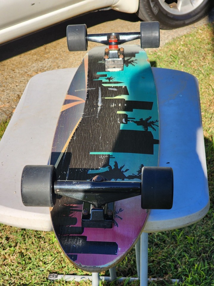 Paradise Longboards Long Board Complete Skateboard Bigfoot Wheels 40 ...
