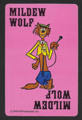 Mildew Wolf card from 1979 Old Maid game Laff A Lympics - 1 card | eBay