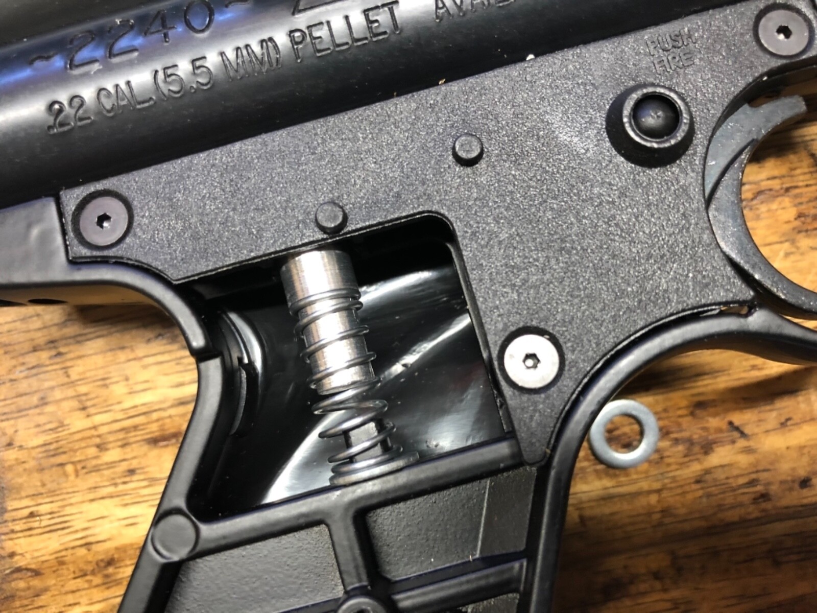 Crosman 2240 2250 Modified Trigger Spring and Guide - Smoother trigger ...