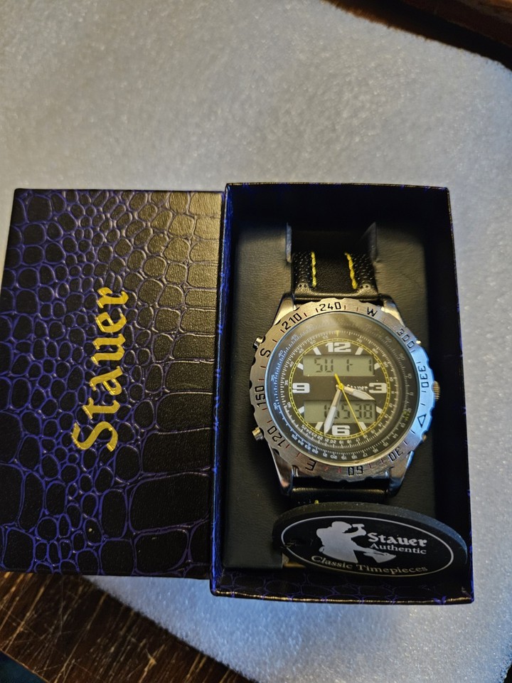 stauer swiss tactical watch/new batterys/ new in box | eBay