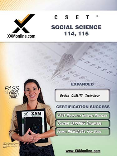 CSET SOCIAL SCIENCE 114-115 TEACHER CERTIFICATION TEST By Sharon Wynne ...