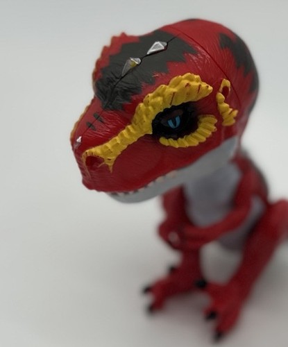 Untamed Raptor Fingerling Interactive Dinosaur Figure - Red & Yellow | eBay
