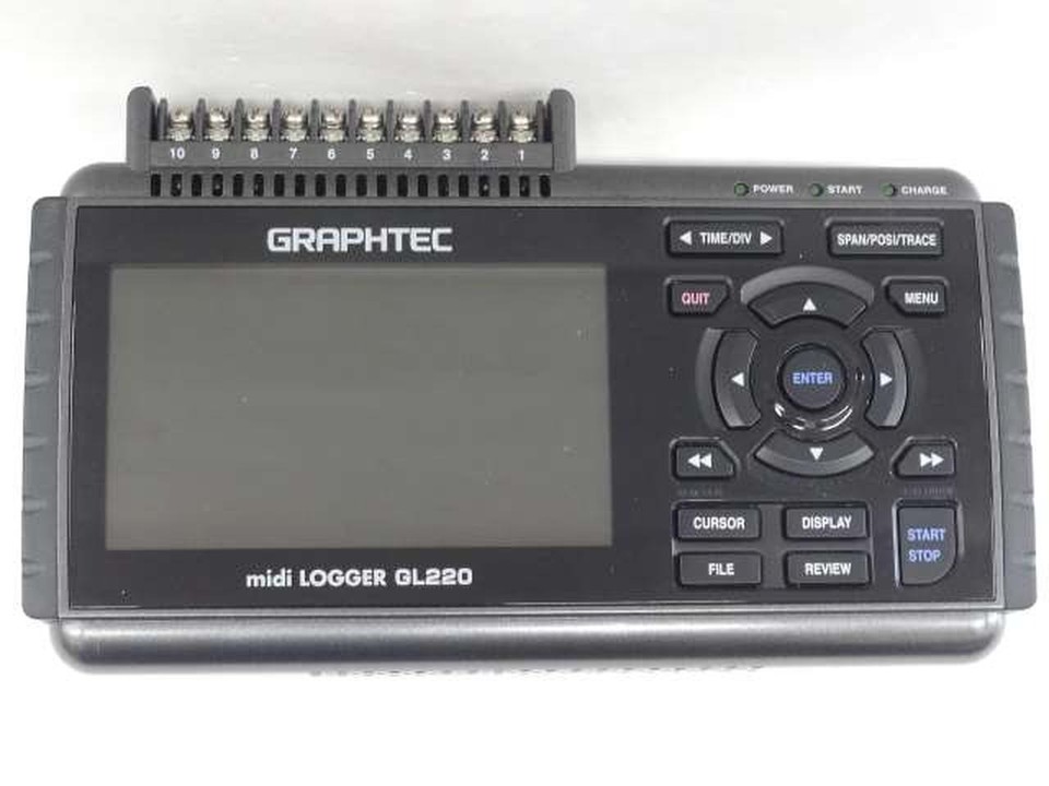 Graphtec GL220 Midi Data Logger Memory Recorder Dispositivo Portatile Giappone | eBay