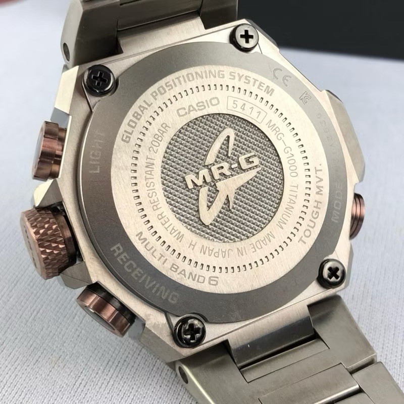 Casio G-Shock Titanium GPS Tough Solar Digital-Analogue MRG-G1000DC-1 ...