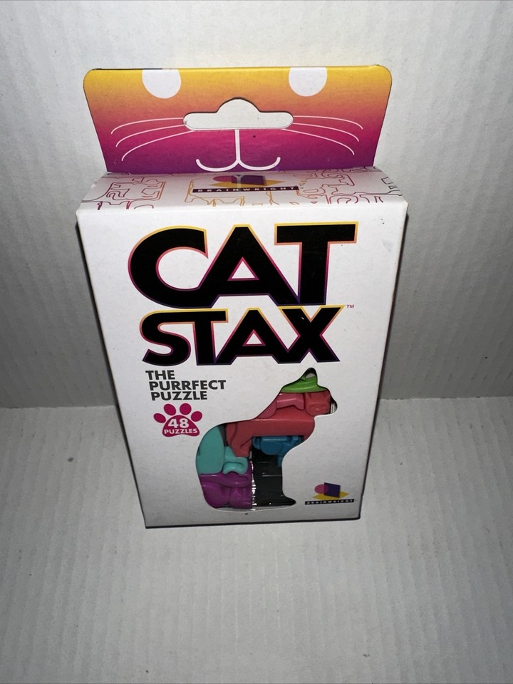 Brainwright 2015 Cat Stax Puzzle Game Complete w/All Pieces & Box | eBay