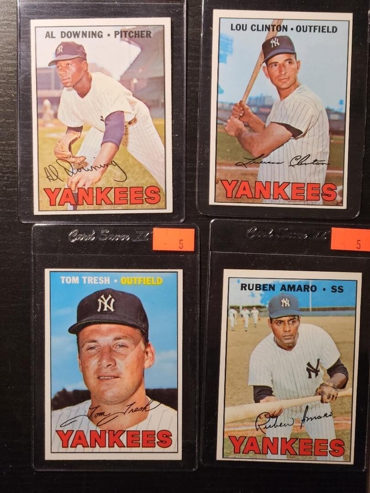 1967 TOPPS BASEBALL CARDS (5) HIGH GRADE NM AND OR NMMT w/ TRESH | eBay