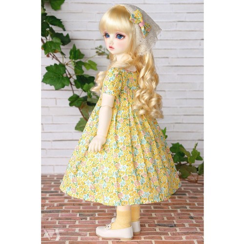BJD Volks Super Dollfie Dream Mini MDD SDM MSD Dear SD Yellow Smocking ...