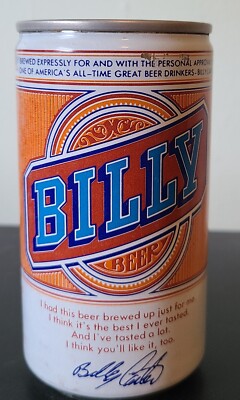 12oz beer can Billy Beer pull tab Billy Carter | eBay
