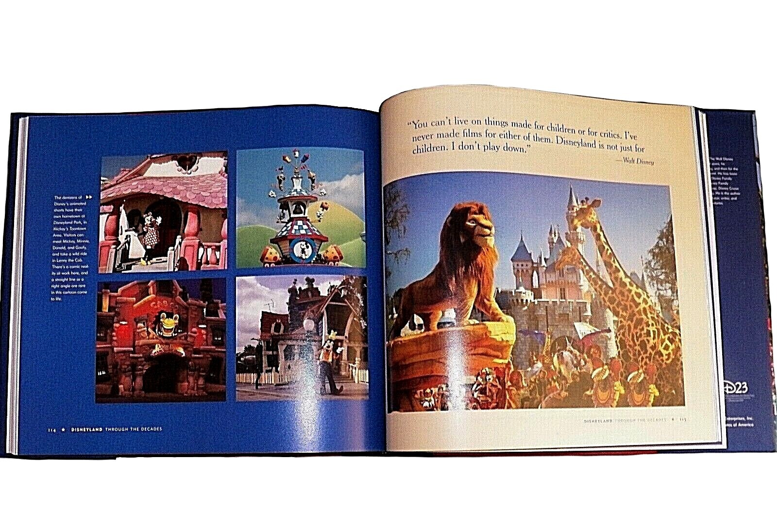Disneyland Through the Decades A Photographic Celebration Table Book ...