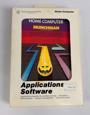 Computer Applications Software - MUNCH MAN - Texas Instruments TI-99/4a ...