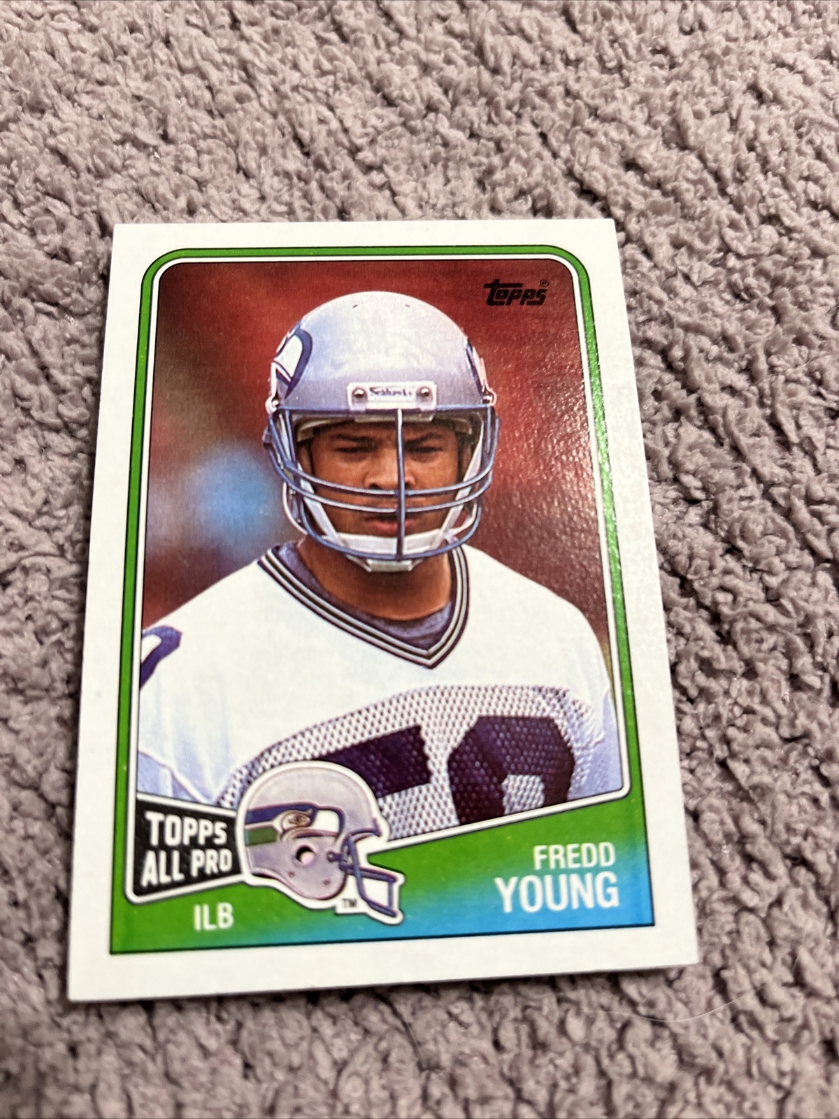 1988 Topps Football #143 Fredd Young Seattle Seahawks All pro | eBay