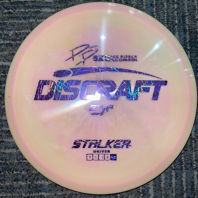 NEW DISCRAFT ESP SWIRLY STALKER DISC GOLF FAIRWAY DRIVER PK/PP 175-6G ...