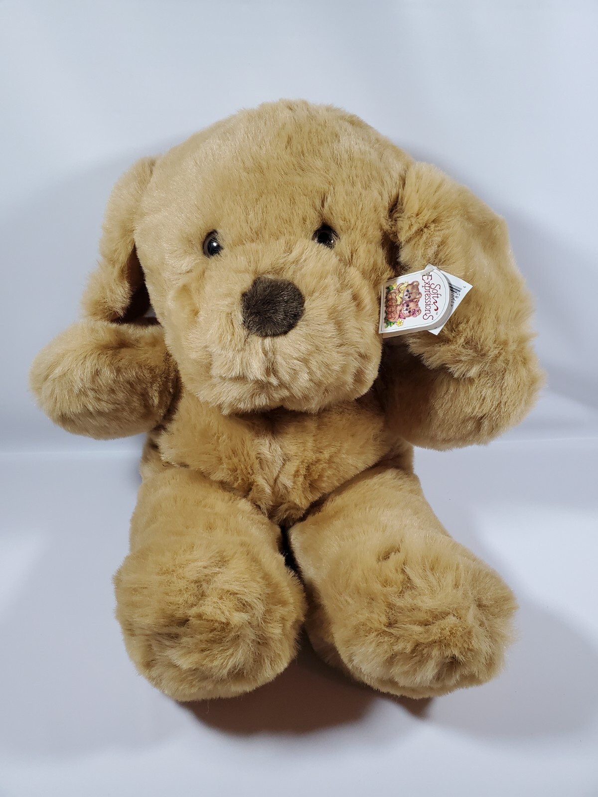 Dan Dee Tan/Brown Puppy Dog Plush Soft Expressions 22 Inch NWT | eBay