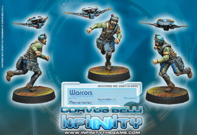 INFINITY New Warcors Journalist Complete Warcor NA2 Corvus Belli vCB ...
