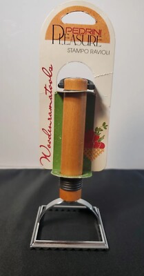 PPL Pedrini Italy Ravioli Cutter Stamp 2.5" Square Black Synthetic ...