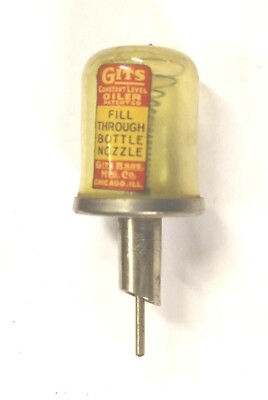 GITS Bros Fill Through bottle nozzle Oiler oil cup Hit Miss engine ...