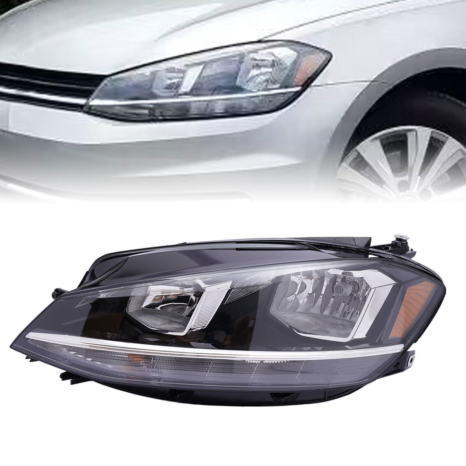 Halogen Headlight Headlamp Left Driver Side For 2018-2020 Volkswagen ...
