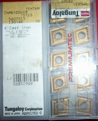 Tungaloy Turning Inserts CNMG120404 T5125 Indexable Inserts ***New ...