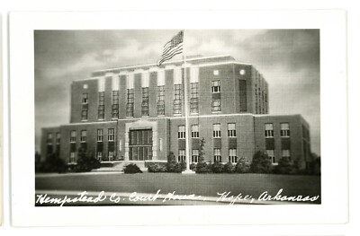 RPPC Hempstead County Courthouse HOPE AR Arkansas Real Photo Postcard ...