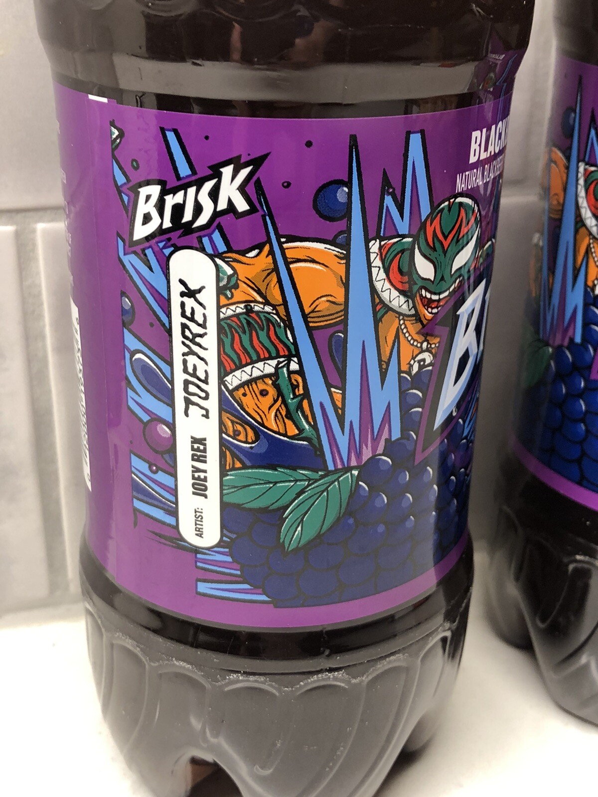 2 Brisk Ice Tea Limited Edition Blackberry Smash 1 Liter Bottle | eBay