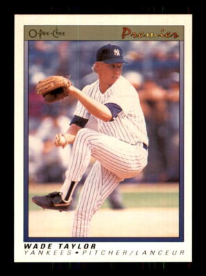 1992 Baseball O-Pee Chee Wade Taylor New York Yankees #119 1 | eBay