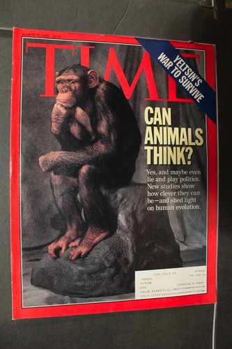 Time Magazine Back Issue March 22, 1993 Can Animals Think? | eBay