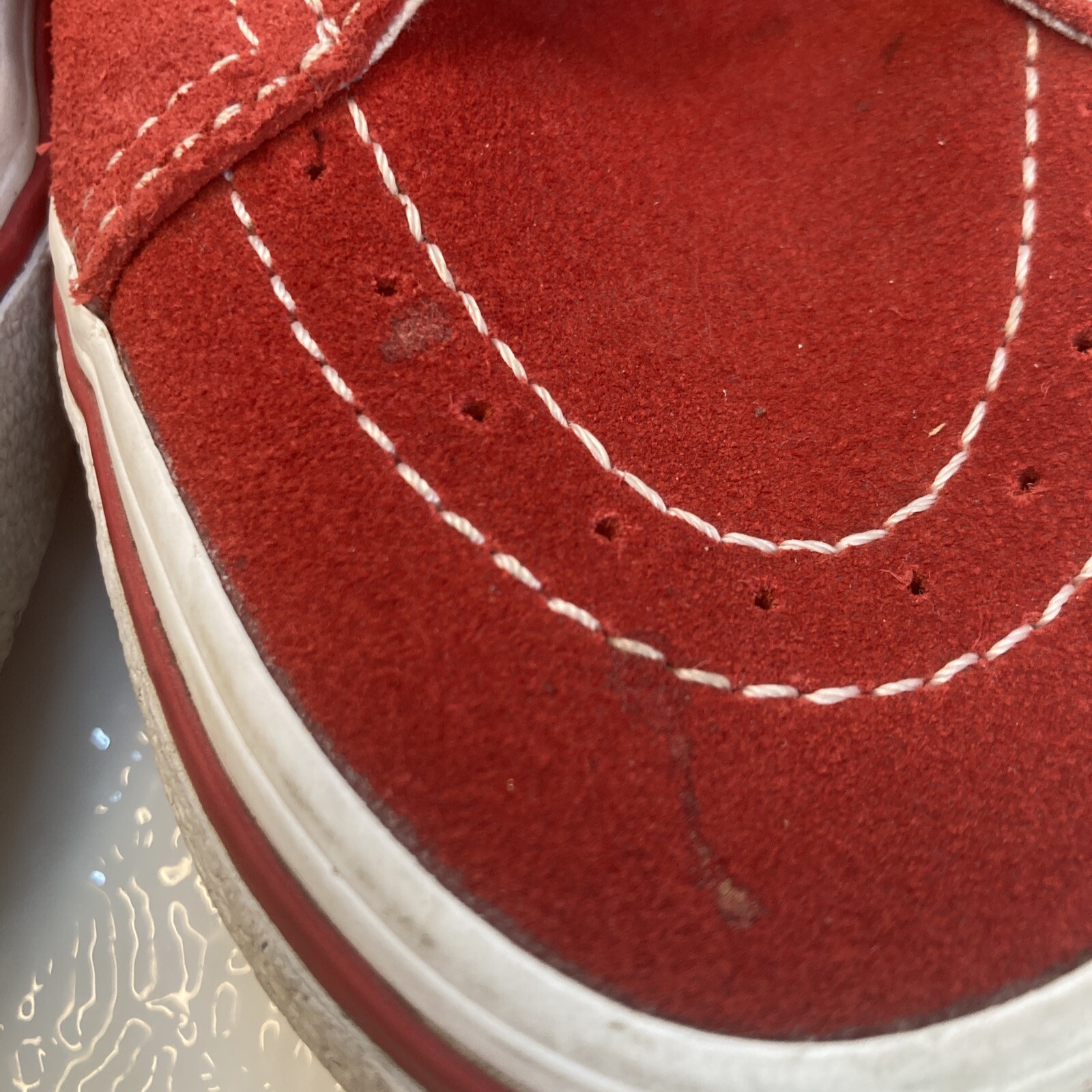 Vans Sk8 Hi Racing Red Black Lightning High Top Mens 10 Women 9 Shoe ...