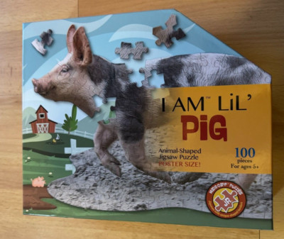 I Am Lil’ Pig 100pc Poster Size Puzzle 32” x 22” Madd Capp Puzzles ...