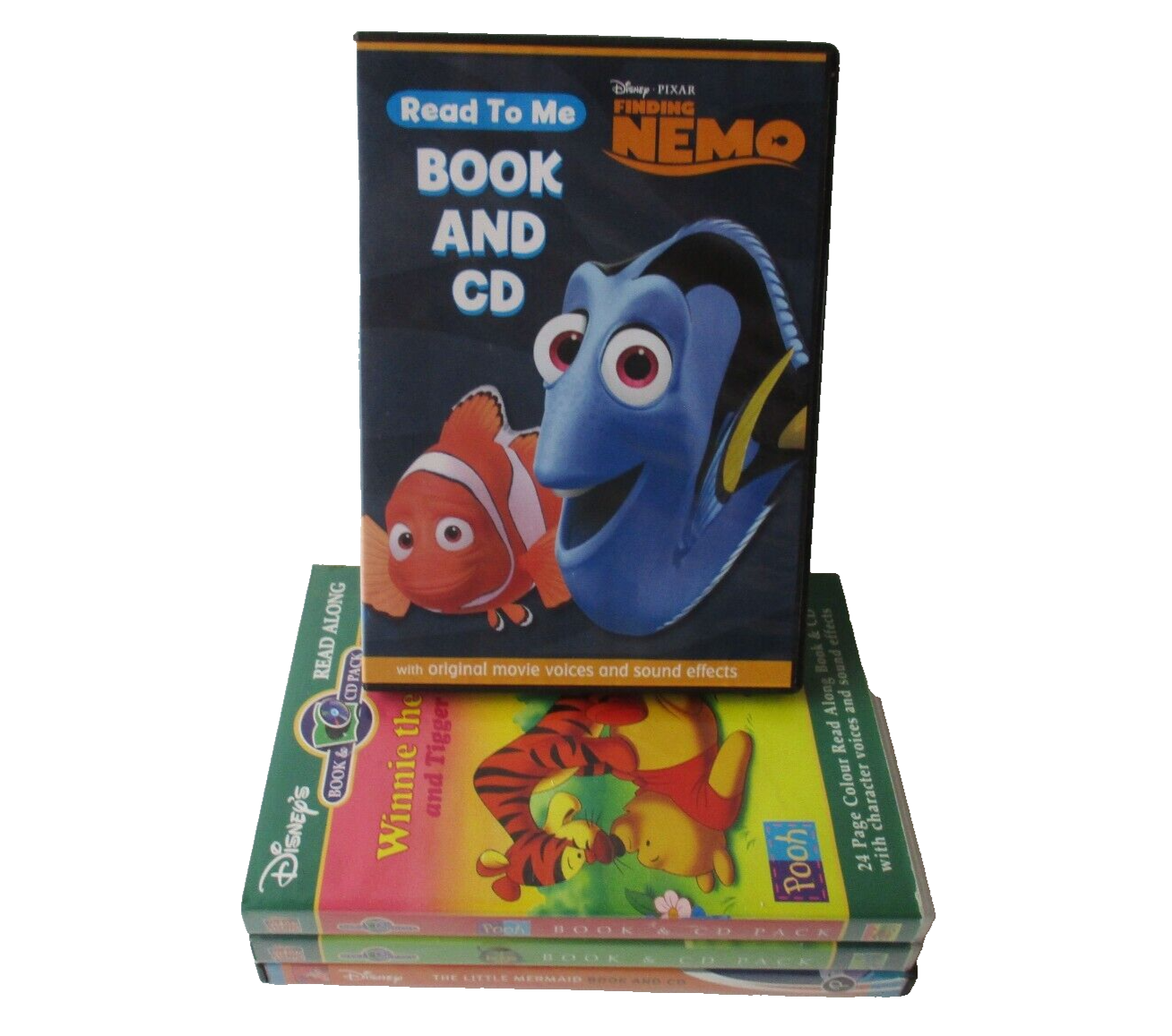 Read to Me Bundle The Little Mermaid-Finding Nemo-Winnie The Pooh-A ...