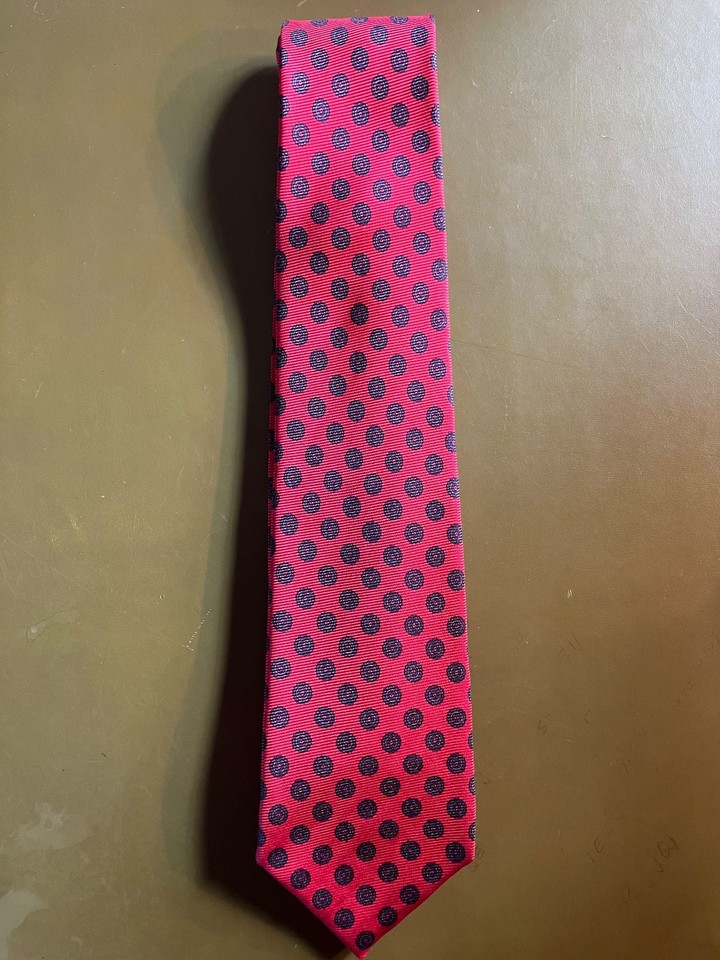 Ferrell Reed 3.5" Silk Tie Printed in England by David Evans Handmade ...