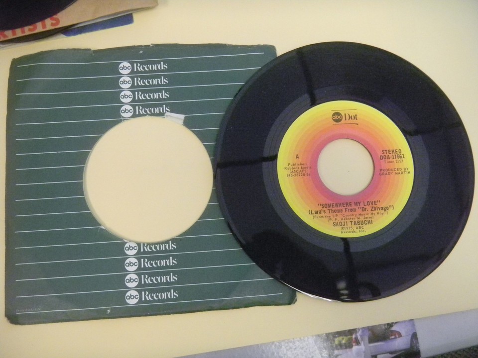 SHOJI TABUCHI devil's dream / somewhere my love DR ZHIVAGO NEW OLD ...