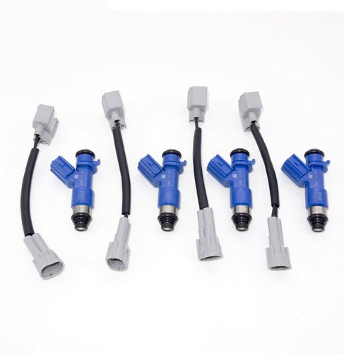 Set 4 16450-RWC-A01 Fuel Injectors 410cc For Honda Civic Acura RSX K20 ...