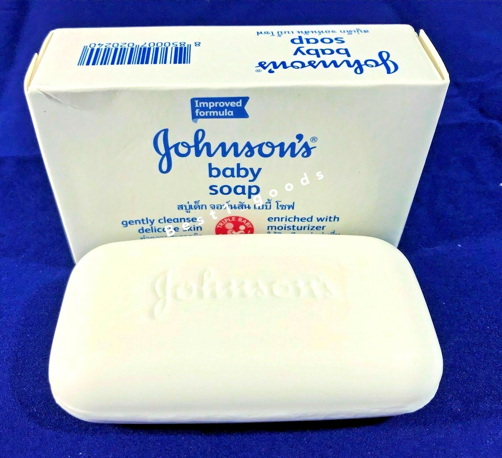4 X 75g JOHNSON'S Baby Soap Bar Gently Cleanses Delicate Skin Care ...