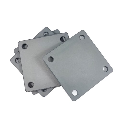 4 PIECES 4x4" Steel Plate 6GA Base for Structure Support Weldable Metal ...