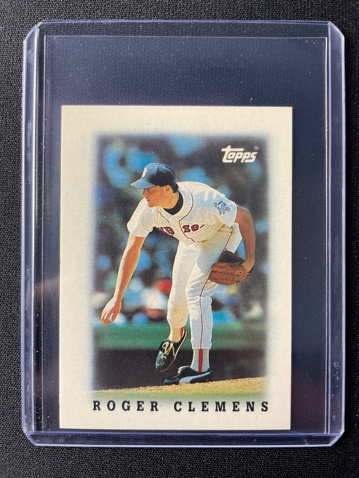 1988 Topps League Leaders Minis Roger Clemens #2 Red Sox!!! | eBay