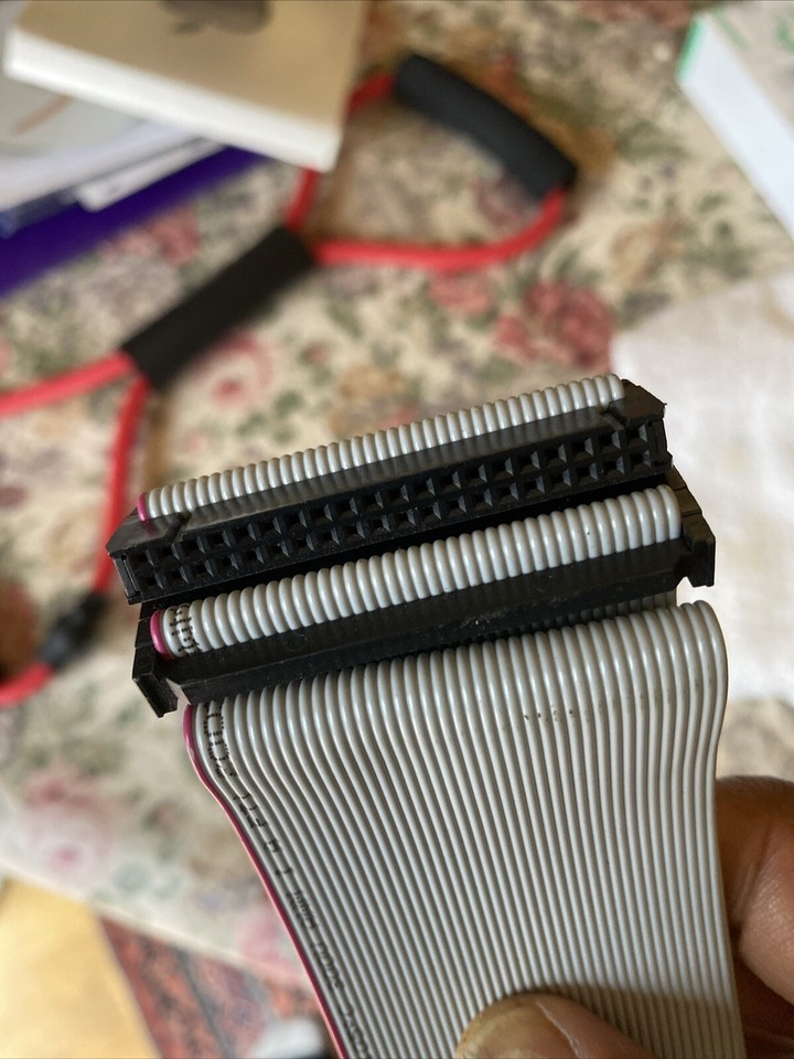 18in IDC40 IDE Extension Cable Male to Female 40 Pin - Grey | eBay