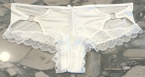 NEW Victoria Secret Very Sexy Side Ring Cheeky Panty - Coconut White ...