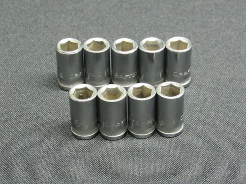 ONE Vintage Circle U Series Craftsman Socket 5/16" 6 Point 1/4" Drive ...