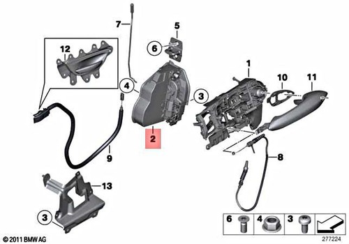 Genuine BMW F07 520d 528i 530d 155kW 530dX Lock Complete Front Left ...
