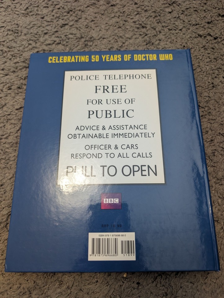 DR WHO TARDIS RARE 50TH ANNIVERSARY DIARY DAILY PLANNER BOOK 11 DOCTOR ...