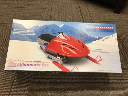 Art Attack Snowmobile Nitro Remote Controlled RC Kit New Old Stock no ...
